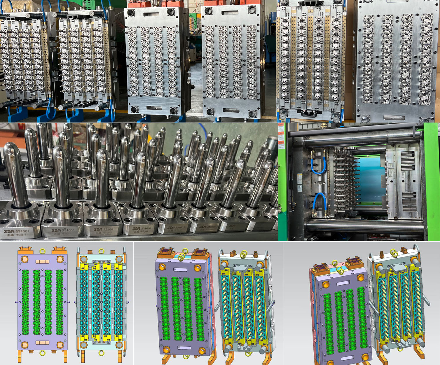 64 Cavity PET preform mould-PET Preform Mould-Taizhou Huangyan Puro ...